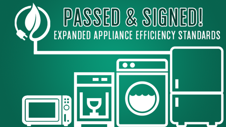 Passed: Expanded appliance efficiency standards! - Vermont Public Interest Research Group